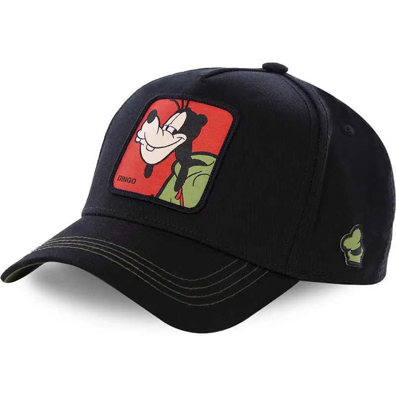 Casquette courbée noire snapback Dingo Goofy GOO3 Disney Capslab ...