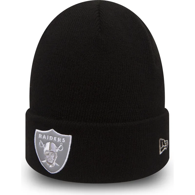 Bonnet noir Cuff Knit Night Ops Las Vegas Raiders NFL New Era ...